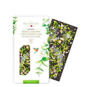 Tableta Chocolate Menta, Jengibre y Peta Crispie Lima, Belenguer ...